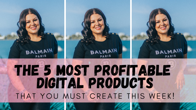 The 5 Most Profitable Digital Products That You Must Create This Week ...