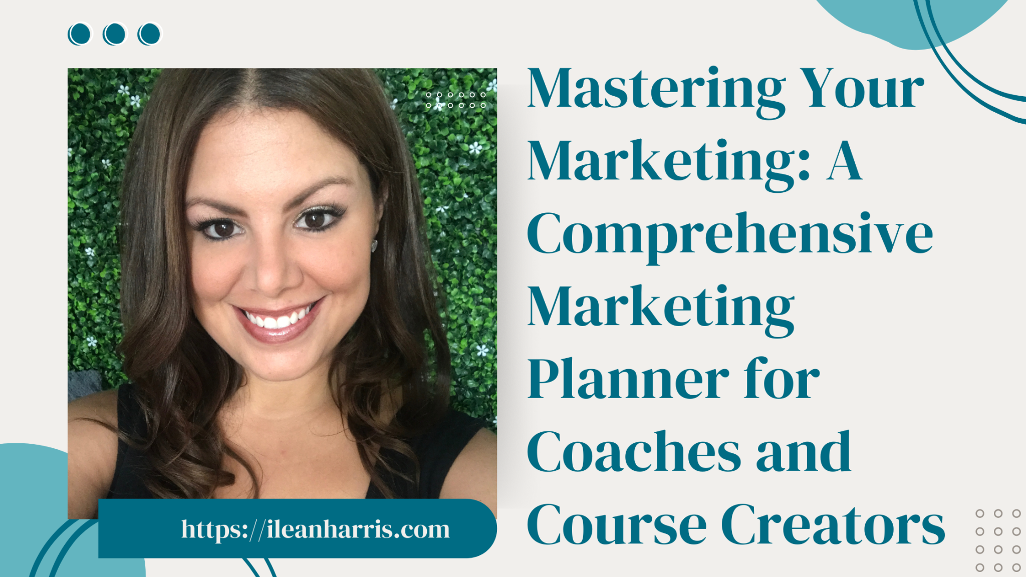 Mastering Your Marketing: A Comprehensive Marketing Planner for Coaches and Course Creators ...