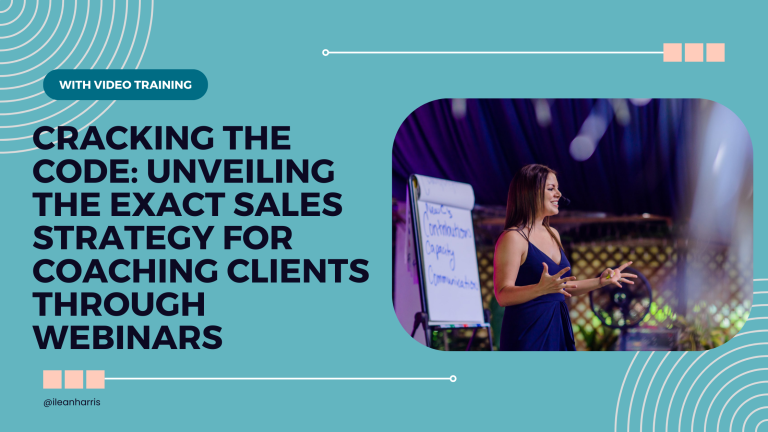 Cracking the Code: Unveiling the Exact Sales Strategy for Coaching Clients Through Webinars ...